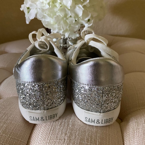 Sam & Libby | Shoes | Sam Libby Womens Alina Glitter Sneaker | Poshmark